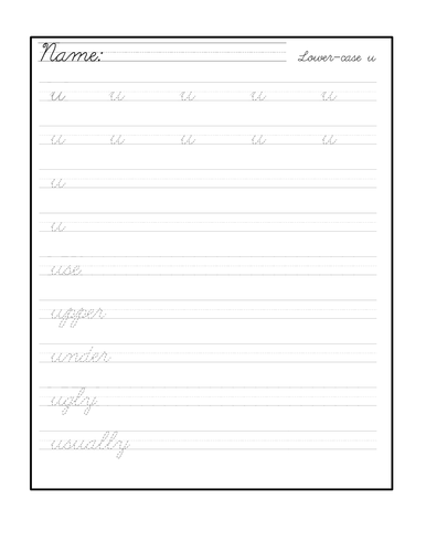 Cursive Handwriting - Full set & extras - UPDATED MAY '16 | Teaching ...