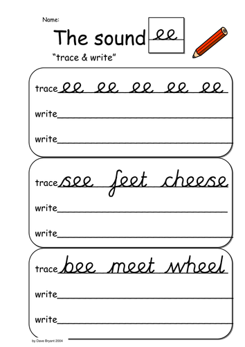 Phase 3: ee grapheme, ppt, lotto game and selection of activities ...