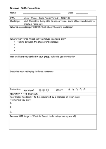 Key Stage 3 Drama: Radio Plays SOW | Teaching Resources