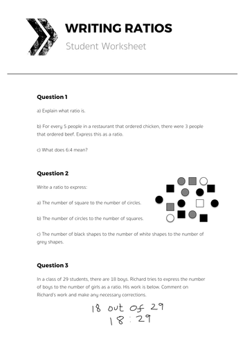 Ratio & Proportion - Complete Unit of Work | Teaching Resources