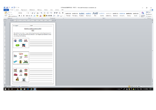 FRENCH - In my Town - Dans ma ville - Worksheets | Teaching Resources