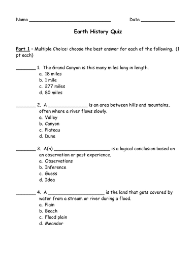 Earth History Bundle | Teaching Resources