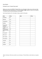 KS3 Spreadsheet fully differentiated Festival organisation task ...
