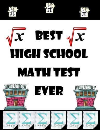 Best High School Math Assessment | Teaching Resources