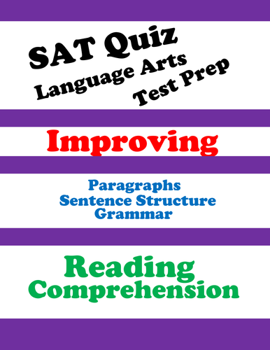 SAT Reading Practice Quiz (Grammar and Passage-Based Reading ...