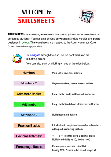 ARITHMETIC Addition and Subtraction - Basic skills for Adults ...