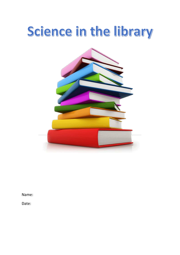 Science activity booklet: topic key words, writing & engagement ...