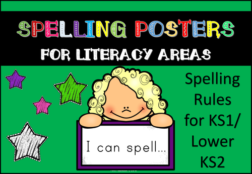 Spelling Posters for Literacy Areas ( Singular and Plural Nouns ...