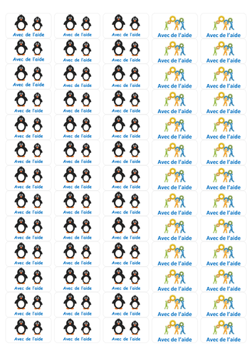 Feedback Stickers for French | Teaching Resources