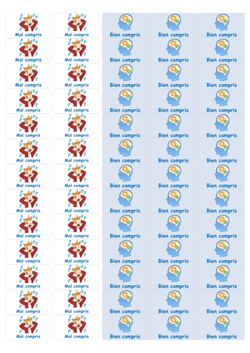 Feedback Stickers for French | Teaching Resources