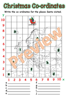Christmas Maths (Co-ordinates lesson, powerpowint and activity ...