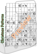 Christmas Maths Patterns Activities (Lesson plan, PowerPoint and ...
