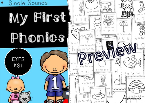 My First Phonics Workbook (perfect starter book for single sounds for ...