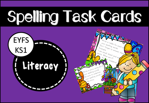 Spelling Task Cards (EYFS/KS1) | Teaching Resources
