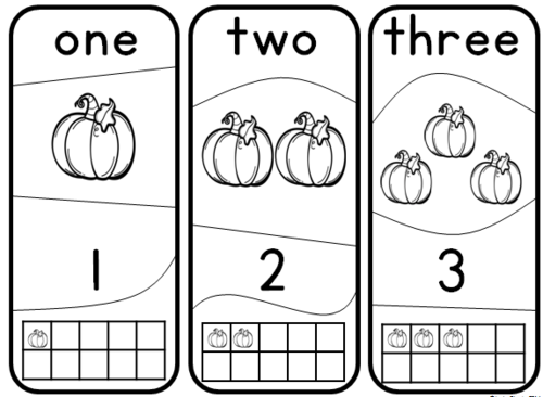 Pumpkin Number Puzzles (1-20) | Teaching Resources