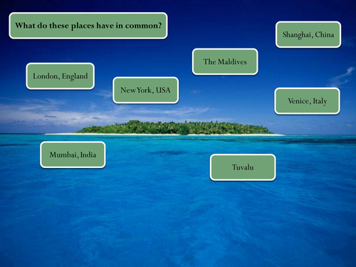 Sea Level Rise in the Maldives and East England | Teaching Resources