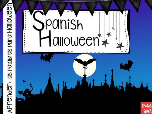 Spanish Halloween Presentation and Games | Teaching Resources