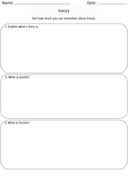 Year 5 science - Forces - powerpoints, worksheets, planning ...