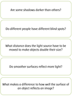 Year 6 science - Light - powerpoint lessons, worksheets and display ...