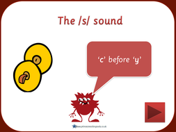 SPaG Year 2 Spelling: the/s/ sound spelt c before e i and y | Teaching ...