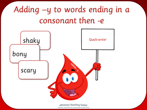 SPaG Year 2 Spelling: Adding the endings ing, ed, er, est and y to ...