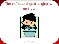 SPaG Year 2 Spelling: The /ɒ/ sound spelt a, or and ar after w (and qu ...