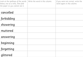 SPaG Year 3 & 4 Spelling: Adding suffixes beginning with vowels to ...