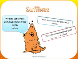 SPaG Year 3 & 4 Spelling: The suffix -ation | Teaching Resources
