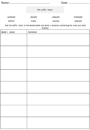 SPaG Year 3 & 4 Spelling: The suffix -ation | Teaching Resources