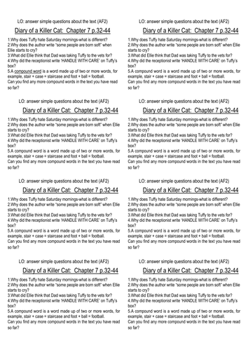 Guided Reading: Diary of a Killer Cat | Teaching Resources