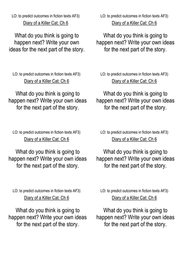 Guided Reading: Diary of a Killer Cat | Teaching Resources