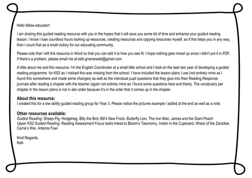 Guided Reading: Diary of a Killer Cat | Teaching Resources