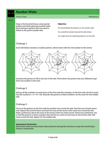 Trick or Treat (Halloween Topic Maths Pack) | Teaching Resources