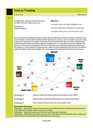 Trick or Treat (Halloween Topic Maths Pack) | Teaching Resources