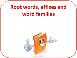 SPaG Year 3 Grammar: Word families based on common words by highwaystar ...