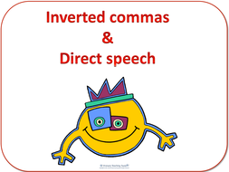 SPaG Year 3 punctuation: Introduction to inverted commas to punctuate ...