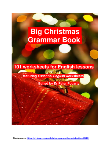 Big Christmas Grammar Book: 101 Worksheets for English Lessons ...