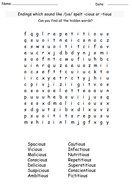 SPaG Year 5 & 6 Spelling: Word endings that sound like /ʃəs/ spelt ...