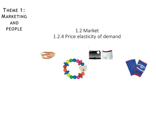 Edexcel A Level Business Studies - Theme 1 - Topic 1.2: Markets/Demand ...