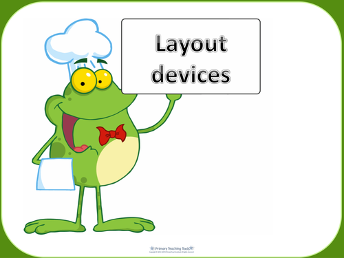 SPaG Year 6 Text Grammar: Layout devices | Teaching Resources SPaG Year 6 Text Grammar: Layout devices | Teaching Resources