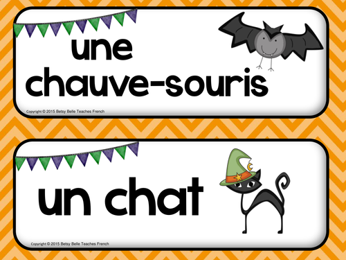 French Halloween Activity Bundle | Teaching Resources