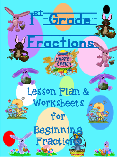 Fractions for 1st Grade-Easter | Teaching Resources