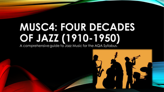 Four Decades of Jazz (1910-1950): A Comprehensive Guide | Teaching ...