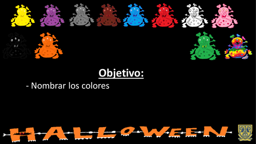 Halloween-SPANISH-monstruos.Colores | Teaching Resources