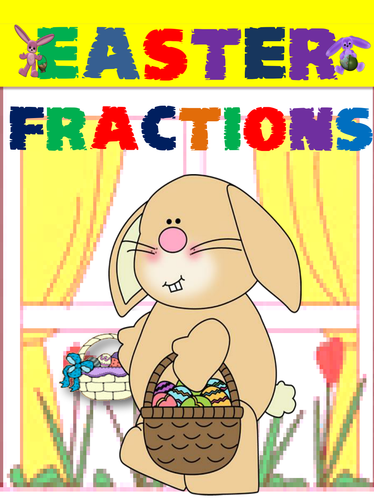 Kindergarten Fractions for Easter | Teaching Resources