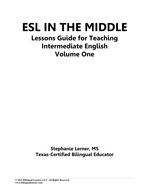ESL in the Middle: Lessons Guide for Teaching Intermediate English ...