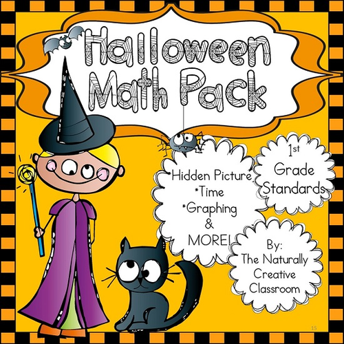 Halloween Math Pack for Firsties | Teaching Resources