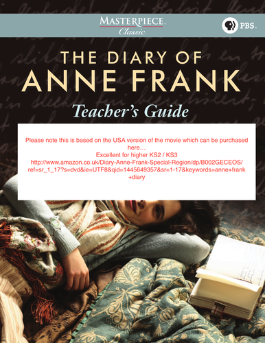 Anne Frank - Resources, Videos, Guides, Links, Worksheets | Teaching ...