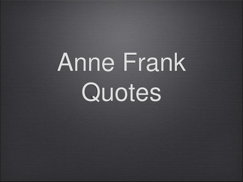 Anne Frank - Resources, Videos, Guides, Links, Worksheets | Teaching ...