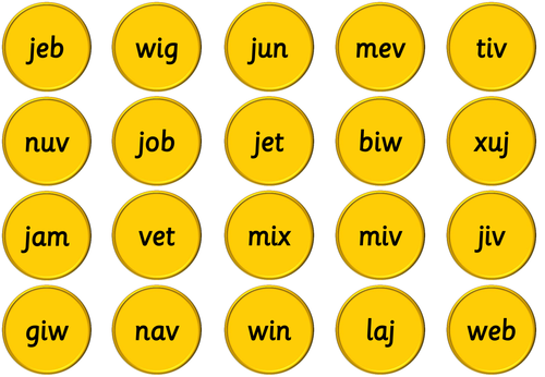 Phase 3 Letters and Sounds phonic resources: Learning set 6 letters- j ...